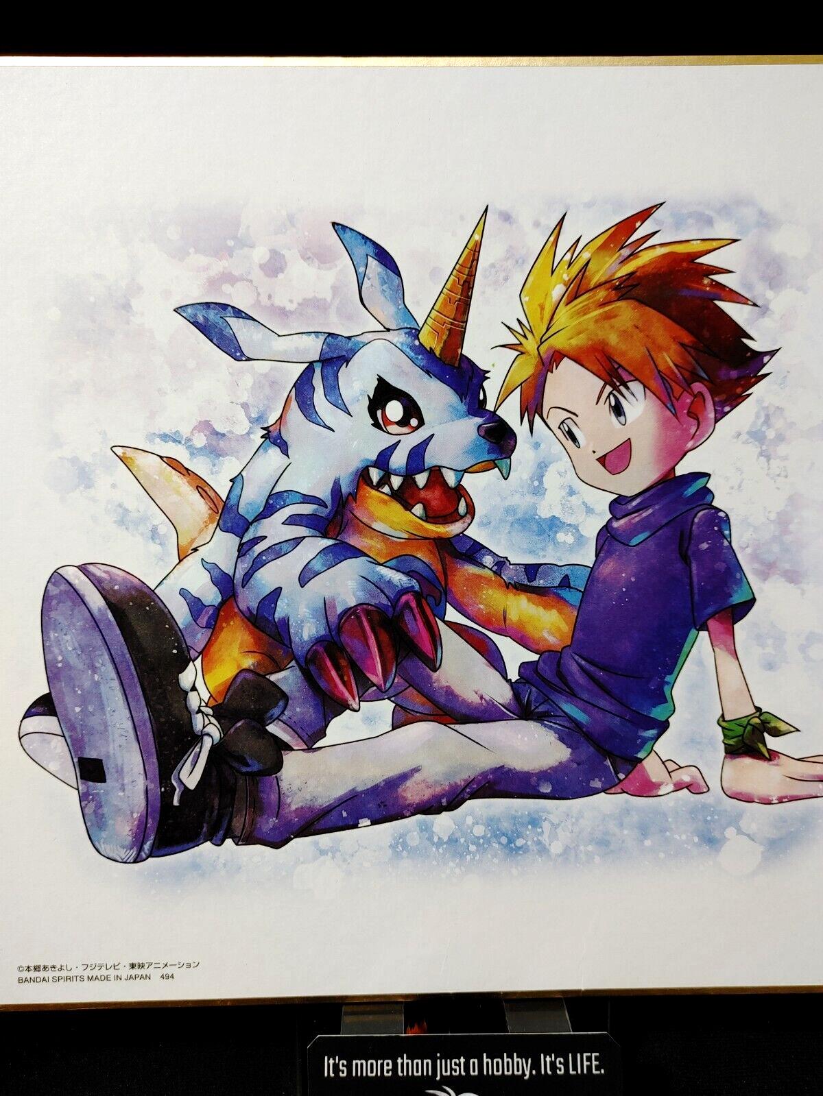 Digimon Anime Digimon Yamato Matt Ishida Gabumon Art Board Japan Limit ...
